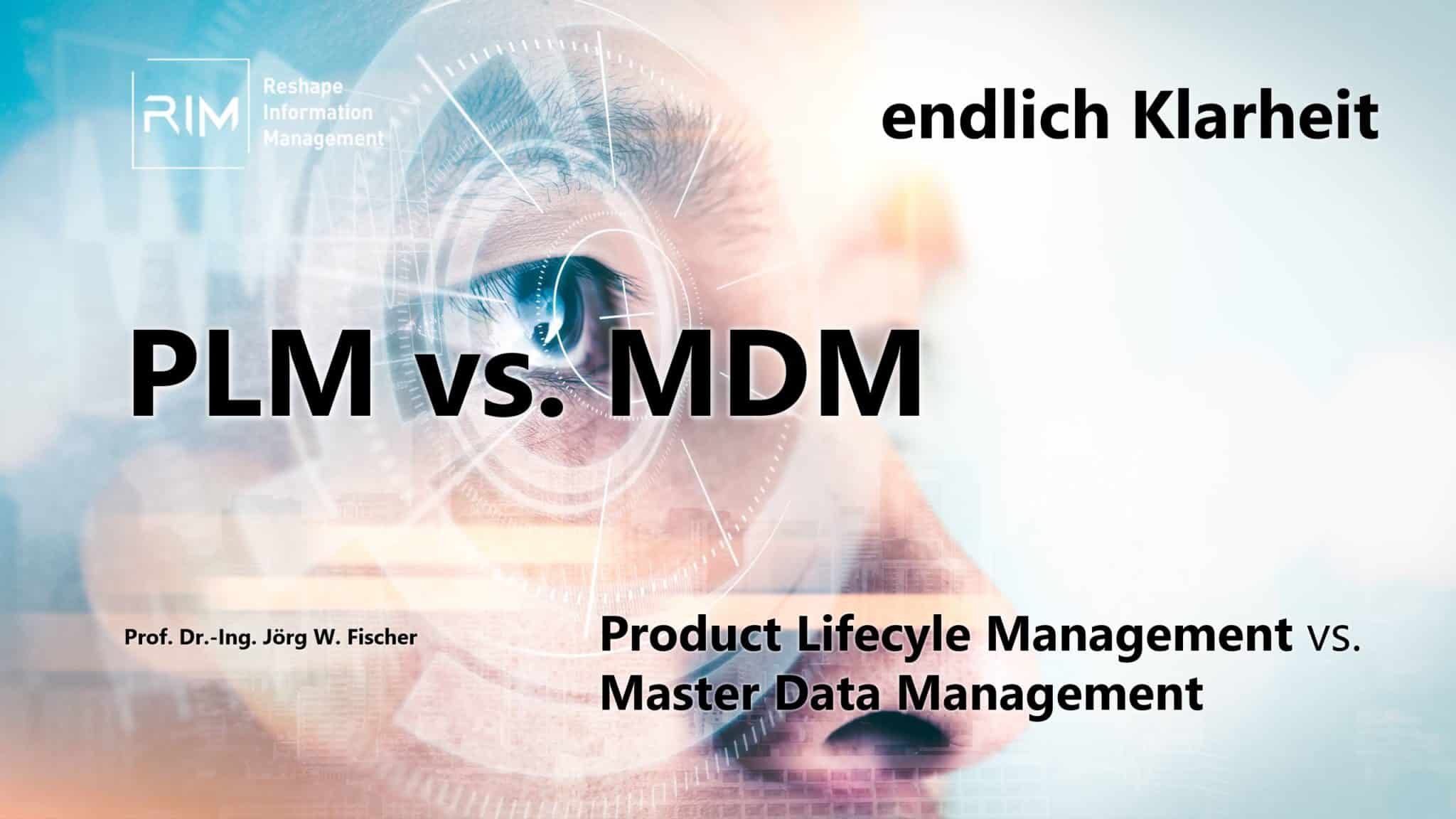 PLM vs. MDM